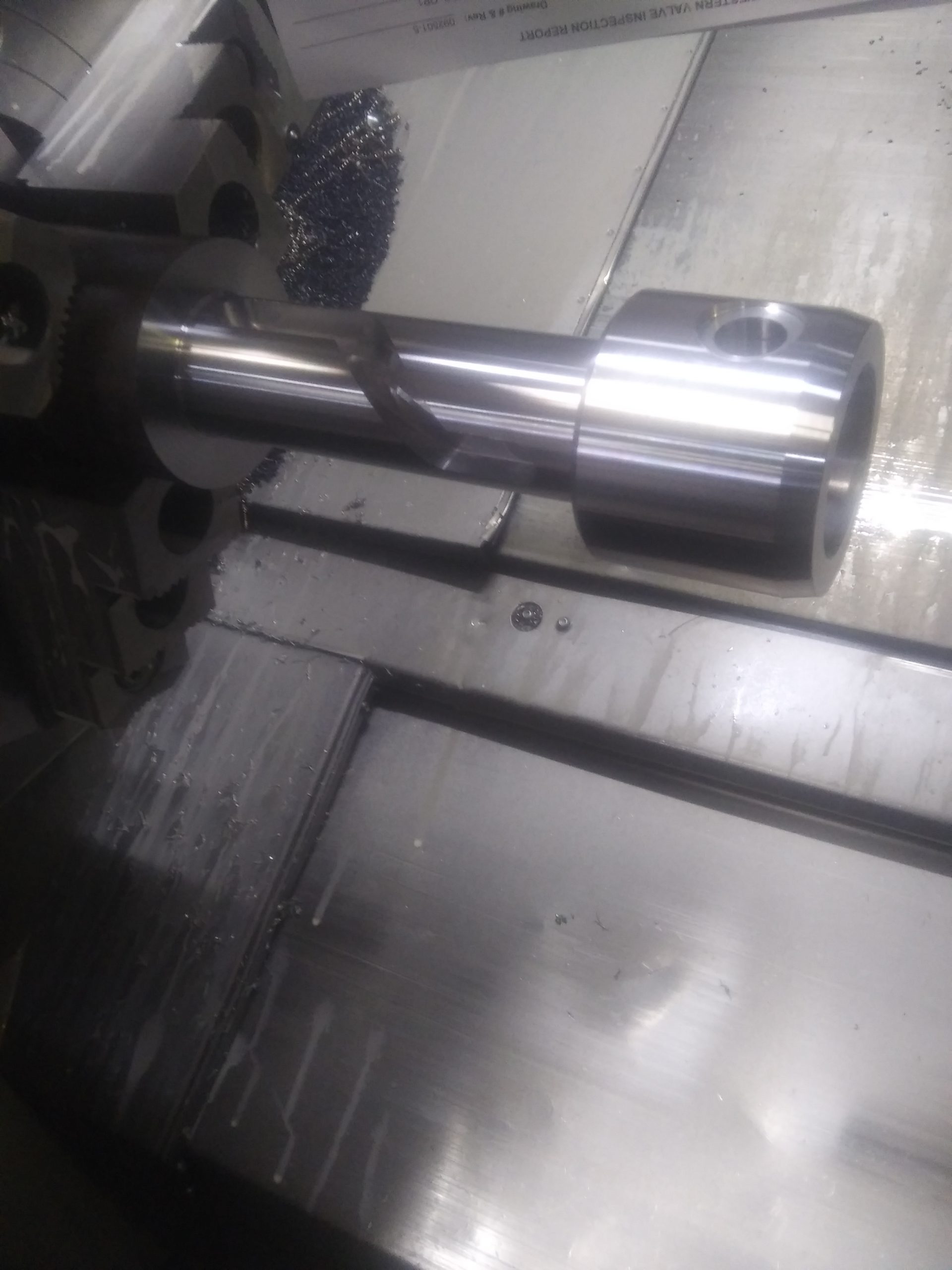 CNC Mill/Turn - Double Lead Acme Main Shaft - Vuldust Creations